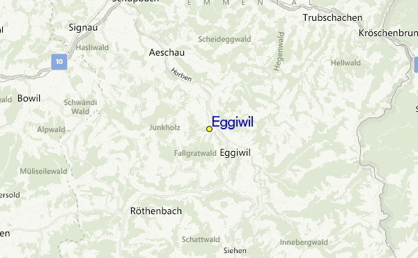Eggiwil Ski Resort Guide, Lagenkarte Eggiwil Ski- Urlaub Unterkunft