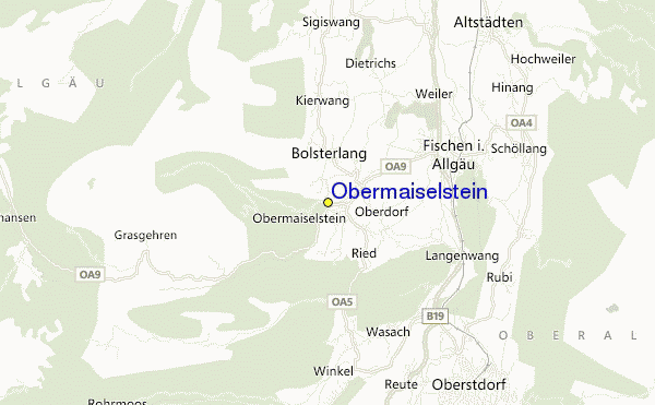 Obermaiselstein Ski Resort Guide, Lagenkarte Obermaiselstein Ski ...