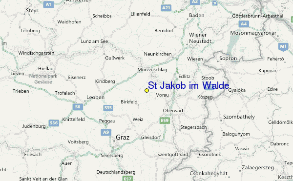 St. Jakob im Walde Ski Resort Guide, Lagenkarte St. Jakob im Walde Ski ...
